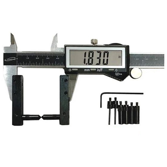 iGaging Set of 3 Long Reach Contact Attachments for Vernier Calipers ...
