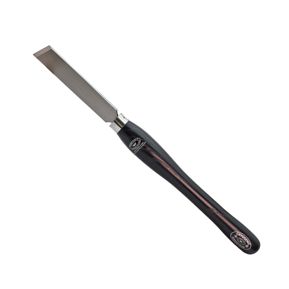 Crown Rolled Edge Skew Chisel 25mm M2 Cryogenic Steel Woodturning Tool