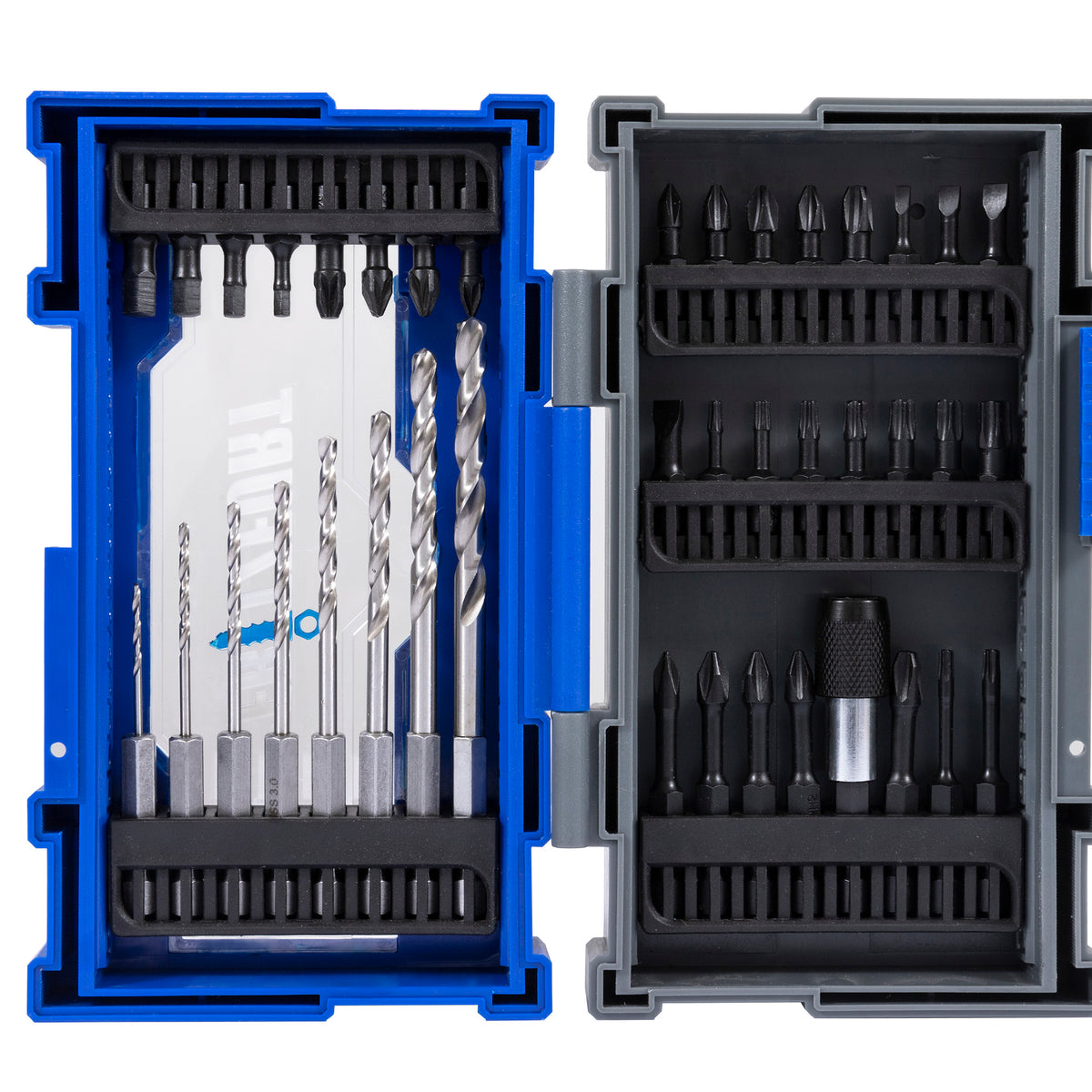 Fritzfurt Set of 40 Impact Driver Drill Bits S2 & HSS Steel
