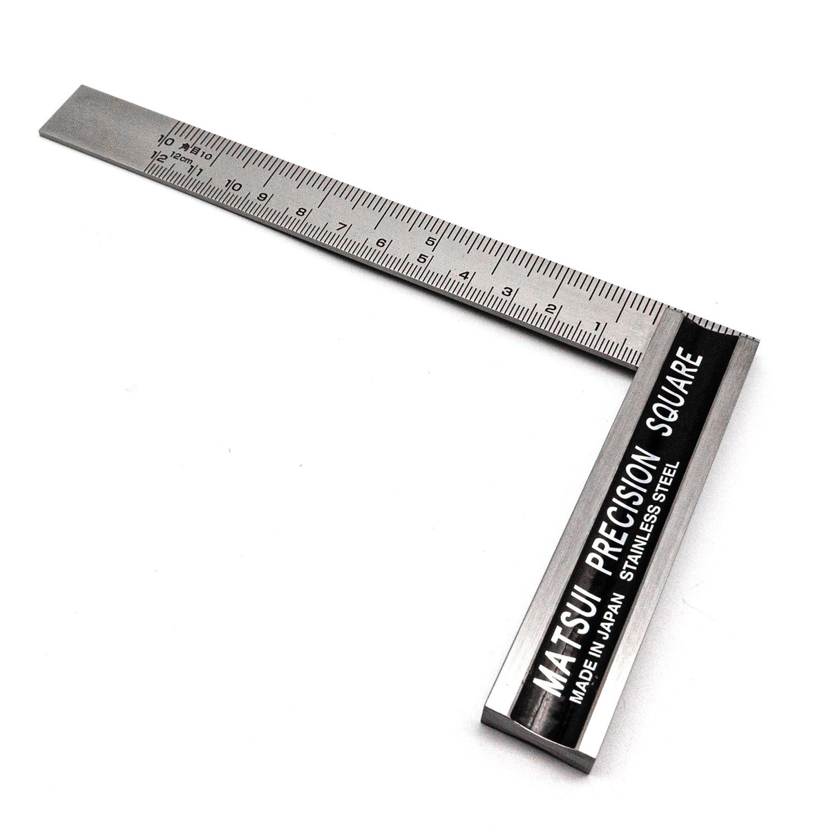 Matsui 150mm Stainless Steel Precision Square Metric Kakume Scales