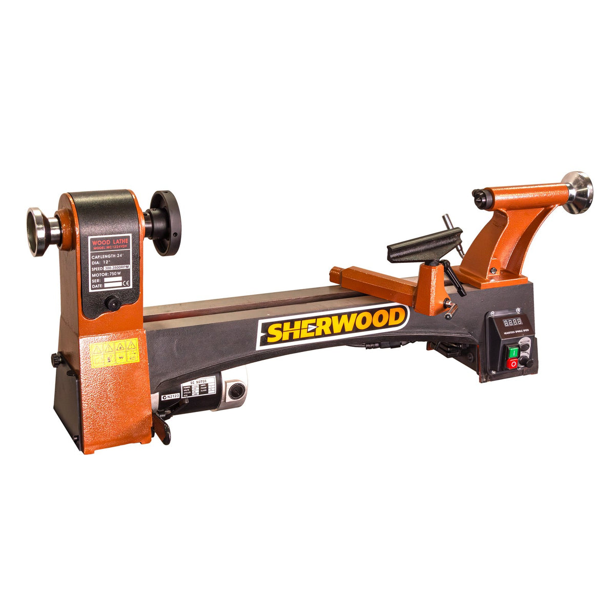 Sherwood Benchtop Minimax Wood Lathe 305mm Swing 750W 1HP