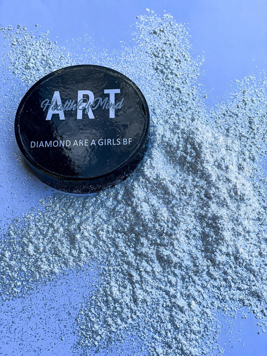 Health of Mind Art Diamonds Are A Girls BF 50g Pearlescent Pigment Mic