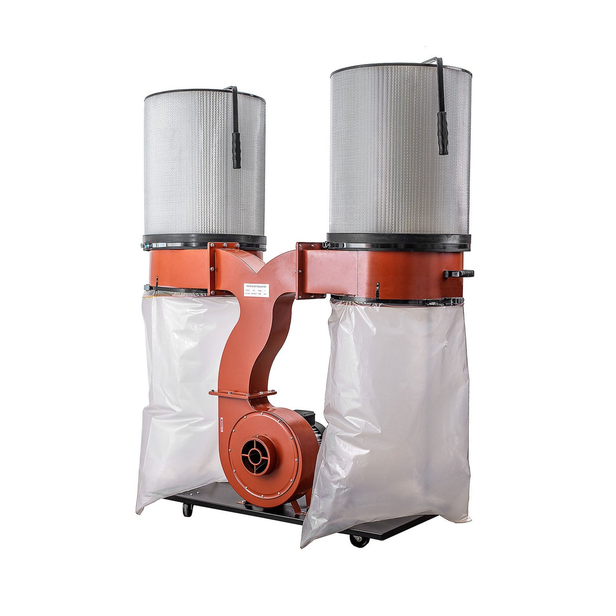 Sherwood 3HP Dust Extractor with Twin Filter Cartridges Single-Stage D