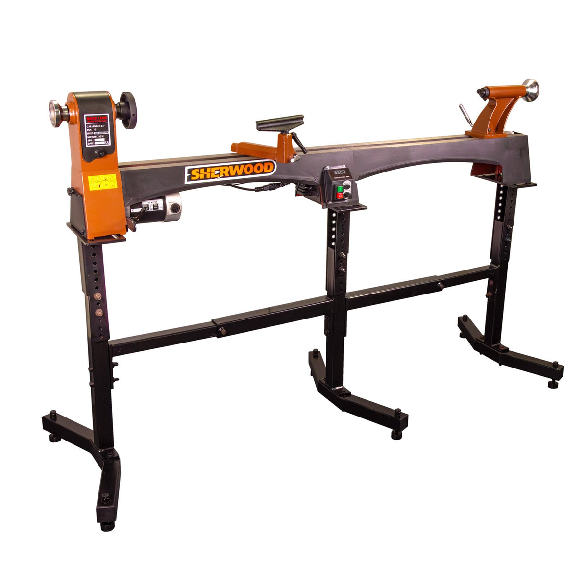 Sherwood Minimax Wood Lathe with Bed Extension and Stand 305mm Swing 7