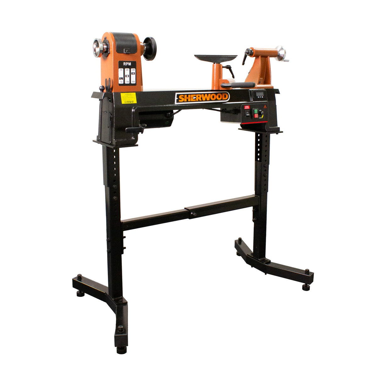 Sherwood Midi Wood Lathe 350mm Swing 750W 1HP Variable Speed with Stan