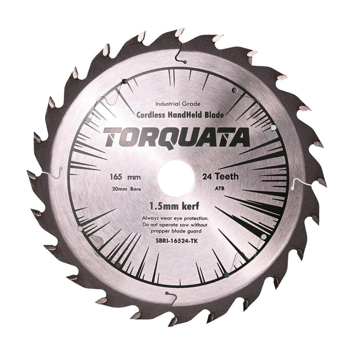 Torquata 165mm Diameter 20mm Bore Extra Thin Kerf Rip Cut Circular Saw