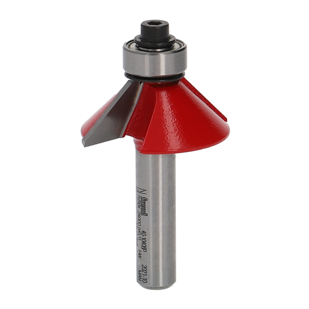 Freud Chamfer CNC Router Bit 45 Degree Angle 8mm Shank