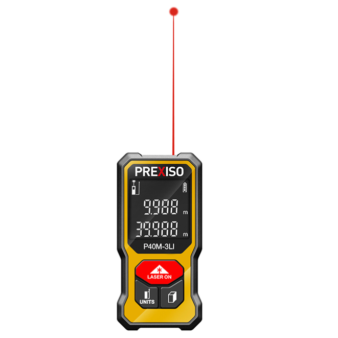 Prexiso Mini Laser Measure 40m Metric/Imperial Rechargeable – Timbecon