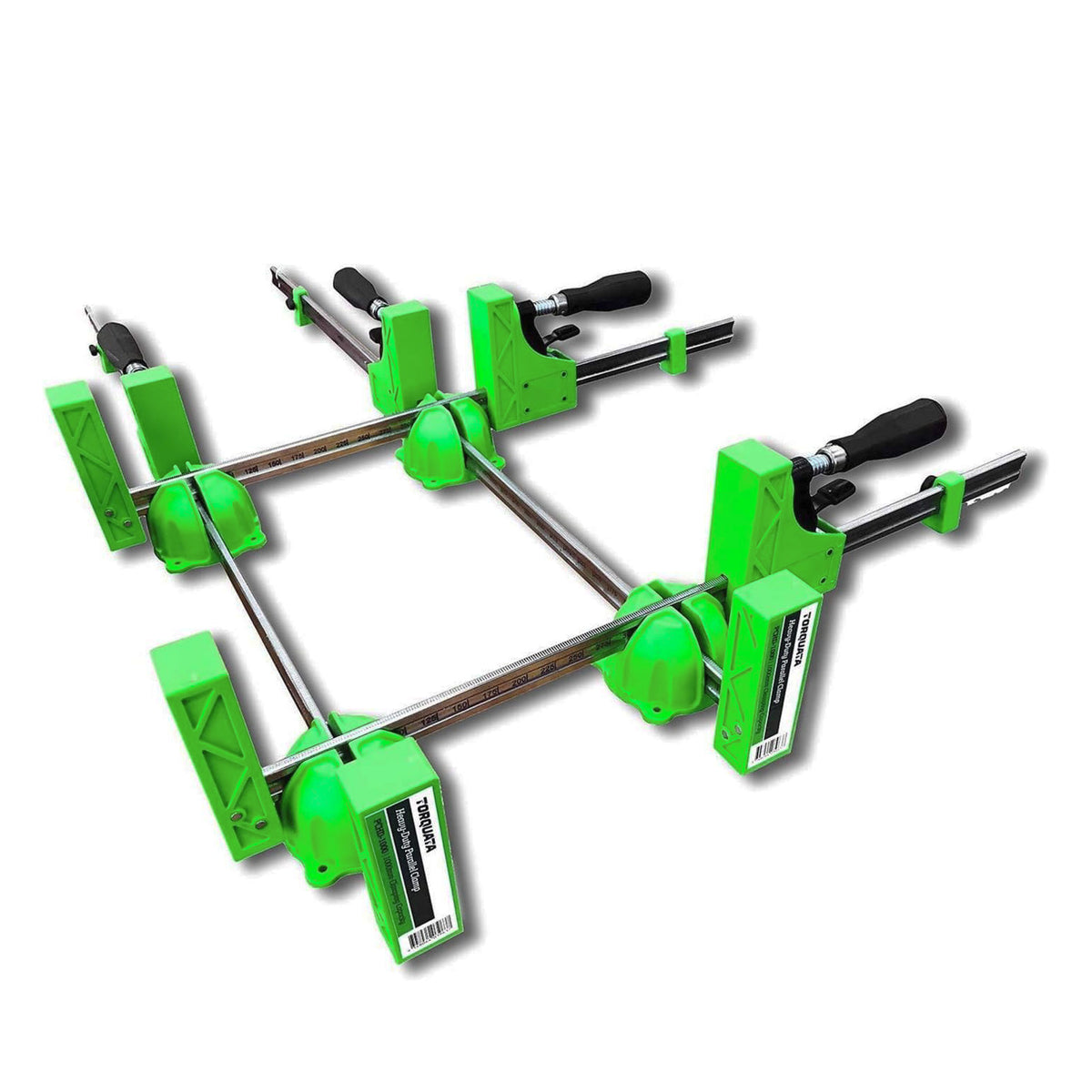 Torquata Set of 4 Heavy-Duty Parallel Clamps 600 & 1000mm Capacity Plu ...