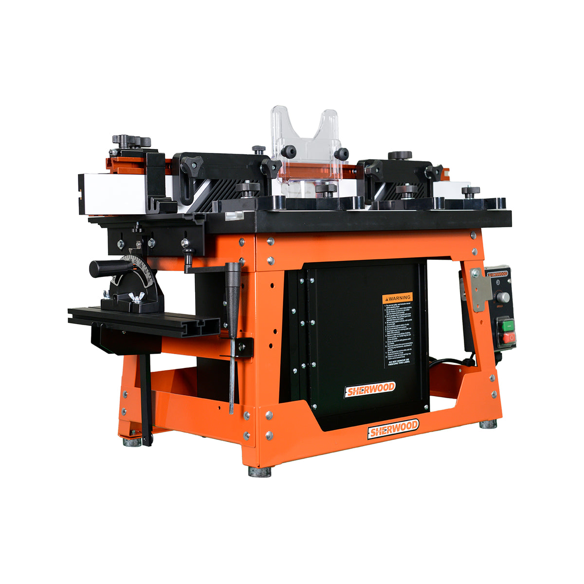 Sherwood Deluxe Benchtop Router Table with MDF/Phenolic Table and Roun
