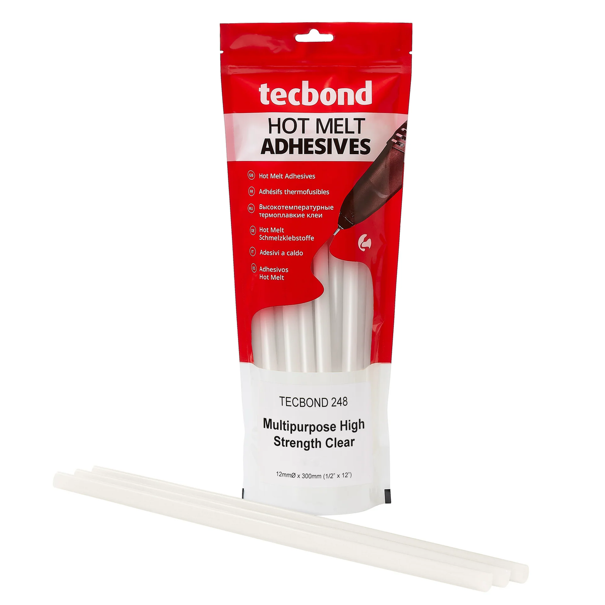 Tecbond 248 Hot Melt High Strength Construction Adhesive Glue Sticks 1