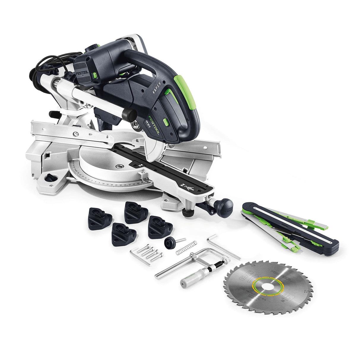 Festool KS 60 KAPEX 216mm Slide Compound Mitre Saw with LED Spotlight