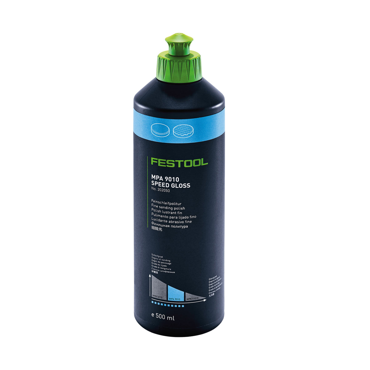 Festool MPA 9010 Speed Gloss Fine Sanding Polish Blue 500mL